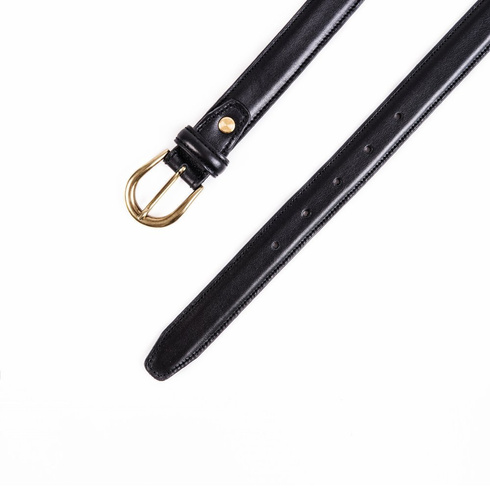 Black leather belt "Ruler" | Accessories \ Accessories \ Belts | Sklep ...