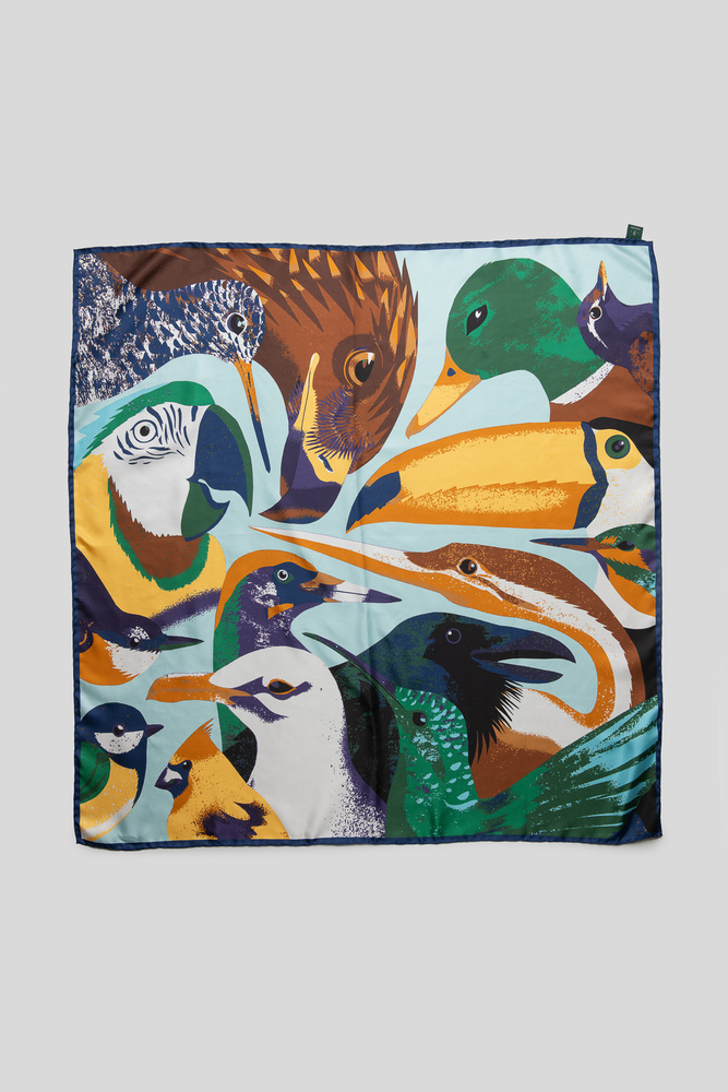 Pocket Square 'Beaks' by Katarzyna Bogdańska | Accessories \ Pocket ...