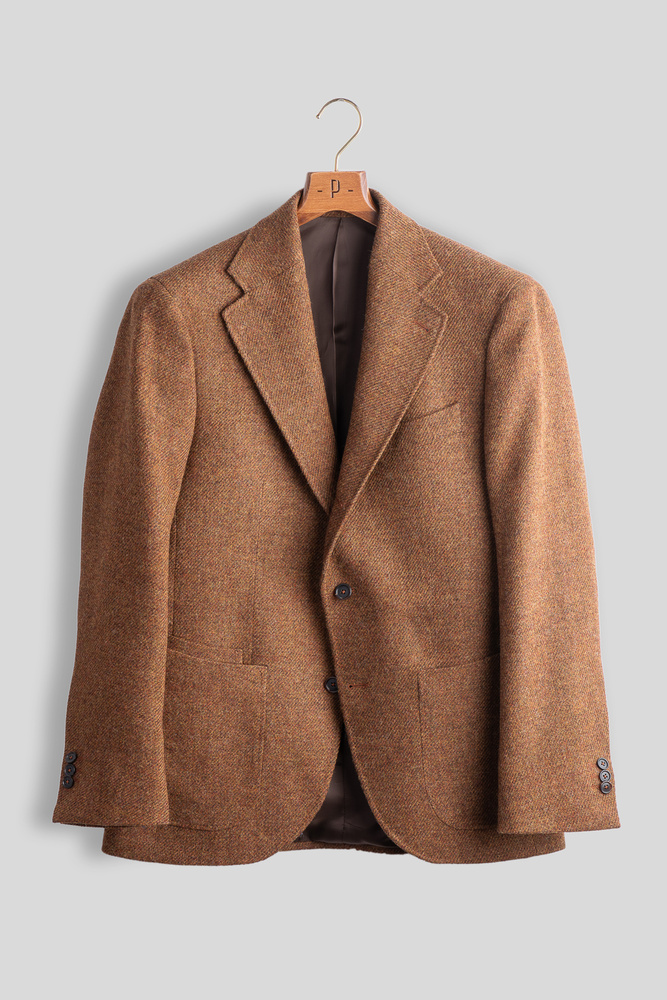 Rust Tweed Herringbone Jacket | Bits & Pieces | Sklep Poszetka.com ...